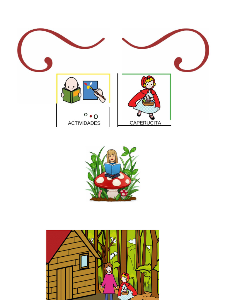 Cuento - y - Actividades - Caperucita - Roja CON ADECUACIONES | PDF