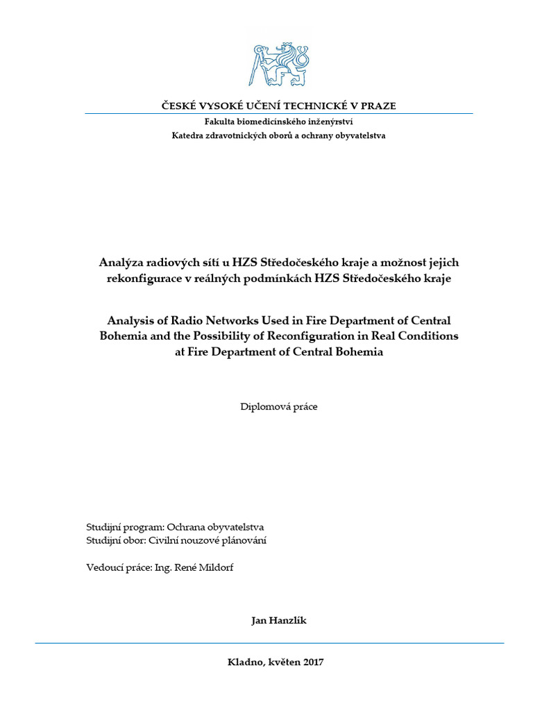 FBMI DP 2017 Hanzlik Jan Prace | PDF