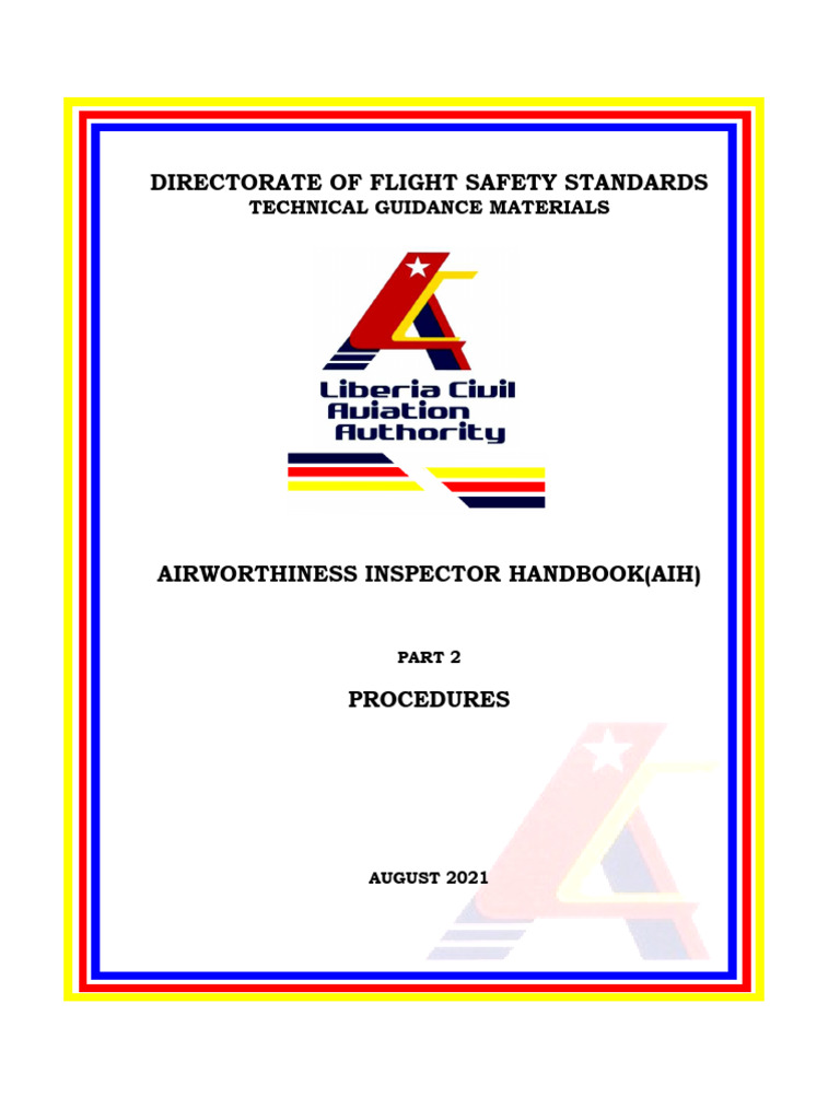 Airworthiness Inspector Handbook Part 2-1 | PDF | Aircraft | Aviation