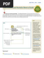 CDA Professional Portfolio Guide | PDF