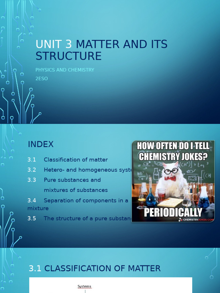Unit 3 Matter and Its Structure | PDF
