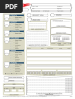 Obojima Character Sheet With Art | PDF | Role Playing Games