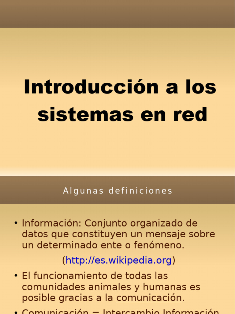 Tema1-Introduccion Sistemas en Red | PDF | Red de computadoras | Informática