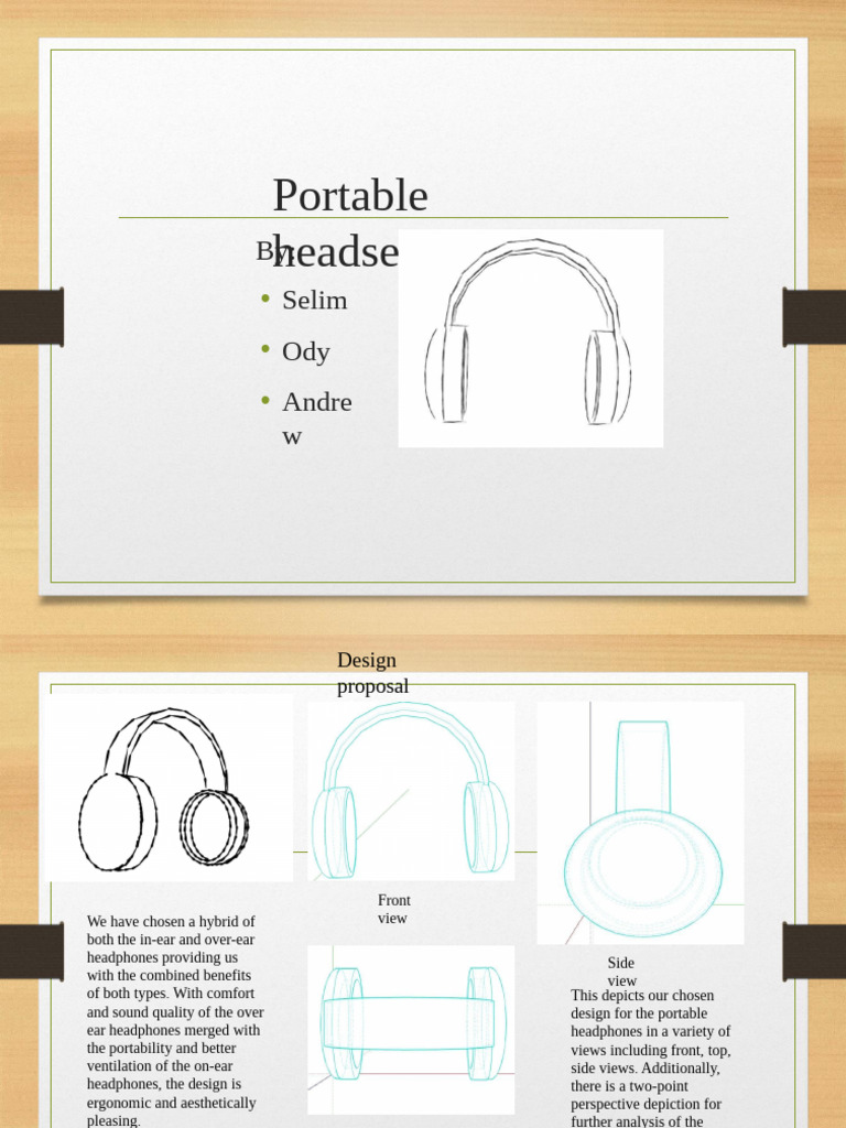Hybrid Portable Headphone Design Guide | PDF | Headphones | 3 D Printing