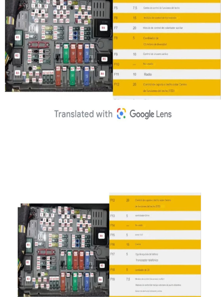 Fusibles BMW E90 | PDF