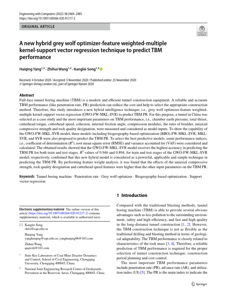 A new hybrid grey wolf optimizer-feature | PDF | Machine Learning ...