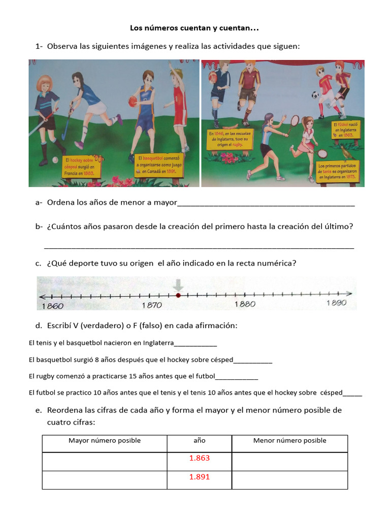 Los Números Cuentan y Cuentan | PDF