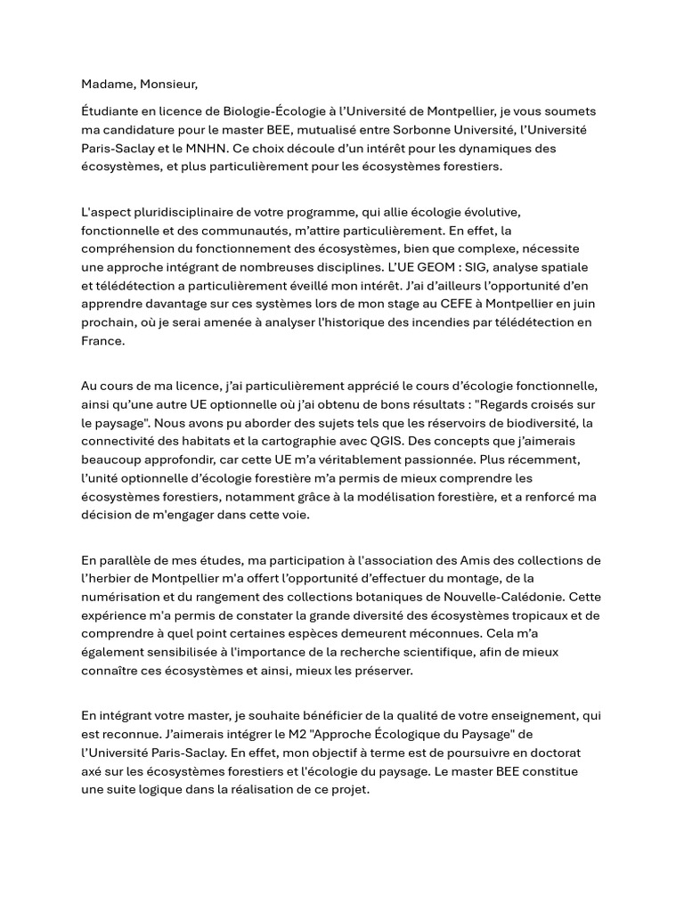 LM BEE Paris Saclay | PDF | Écosystème | Paysage