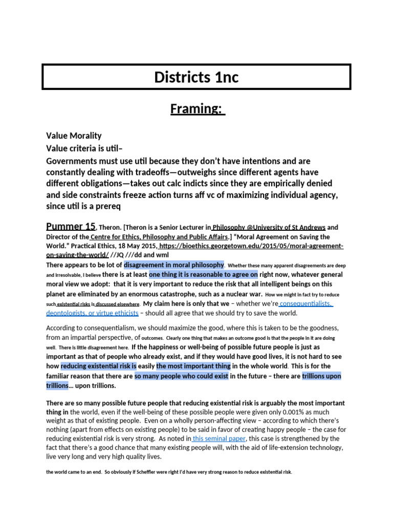 r4 districts 1nc | PDF | Machine Learning | Medical Diagnosis