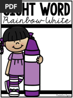 Rainbow Compound Words | PDF | Language Arts & Discipline