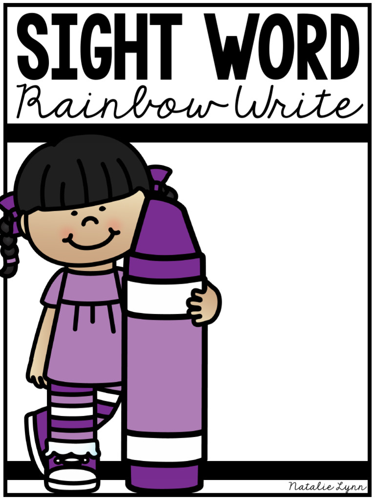 Rainbow Write Sight Words Activity | PDF