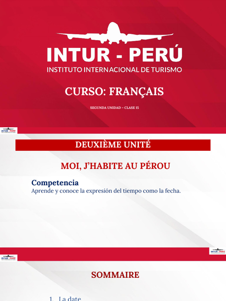 Expresión de la Fecha en Francés | PDF