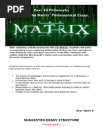 Guía de Análisis para "Matrix" | PDF