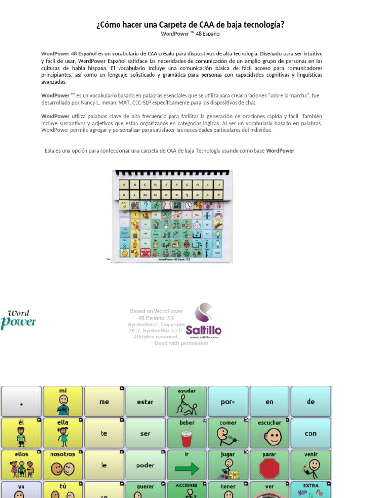 Carpeta CAA WordPower 48 | PDF