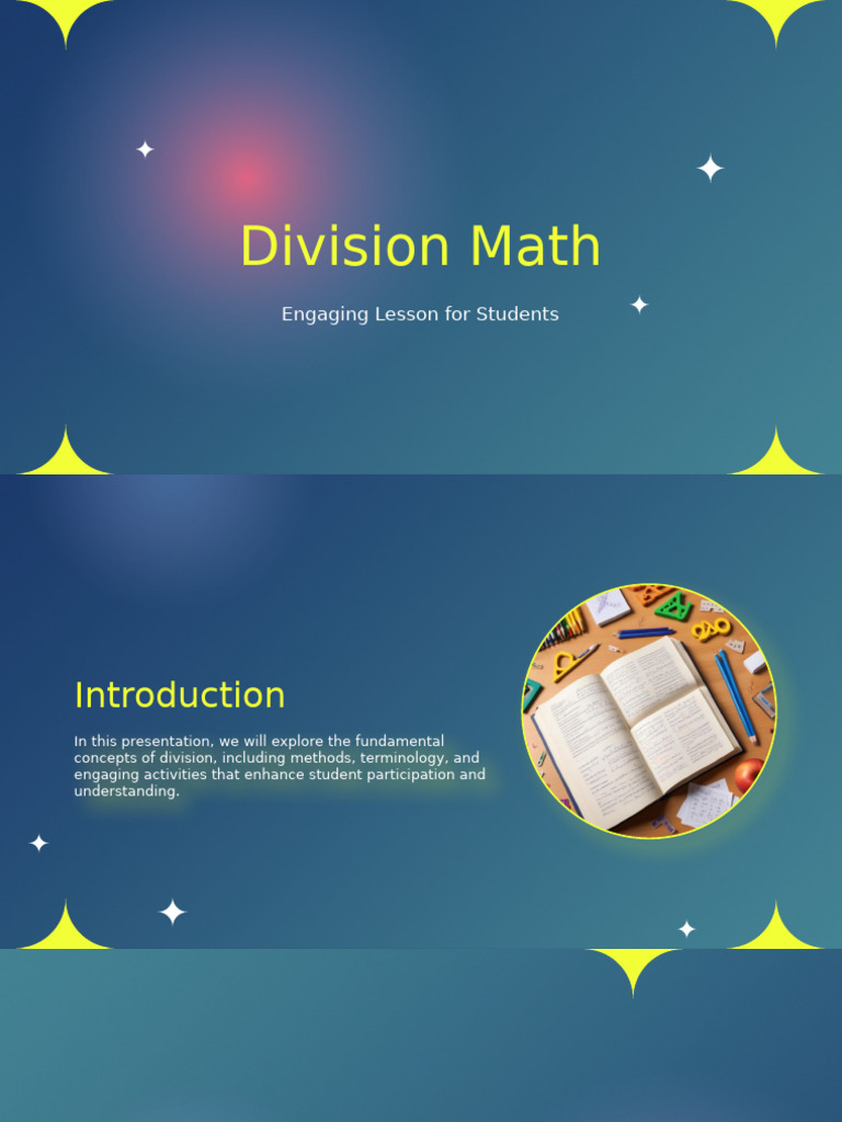 Engaging Division Math Lesson Plan | PDF | Division (Mathematics ...