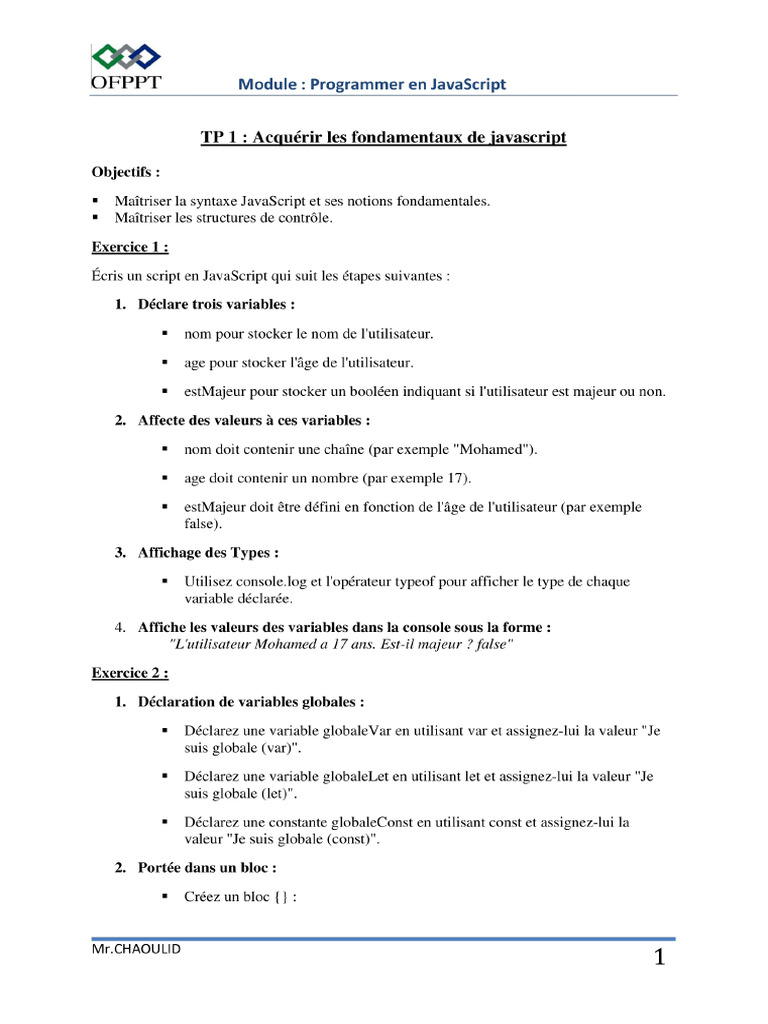 TP1 JS | PDF