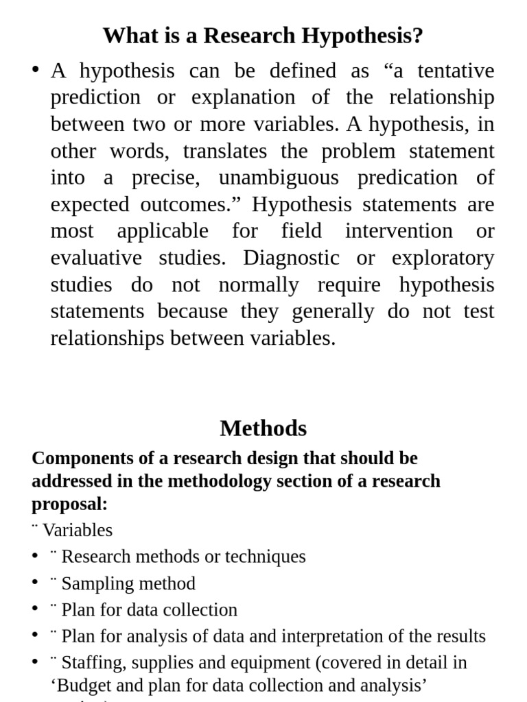 Research Methodology Presentation Lab | PDF | Sampling (Statistics) | Hypothesis