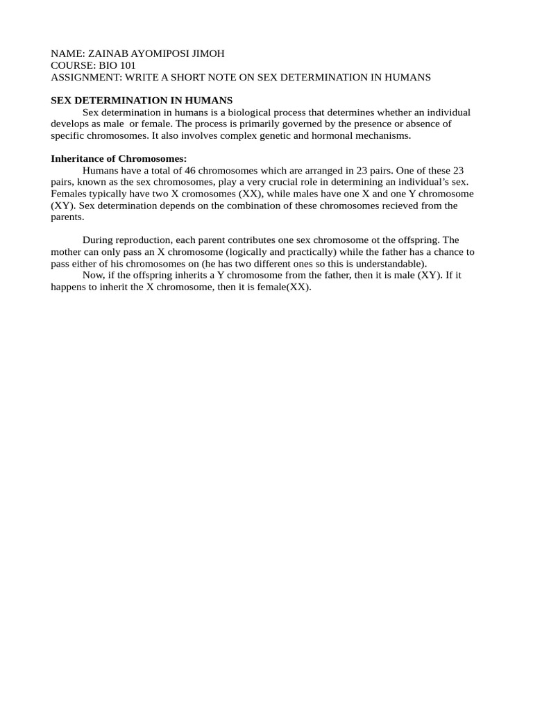 Zainab Ayomiposi Jimoh Ass 2 | PDF