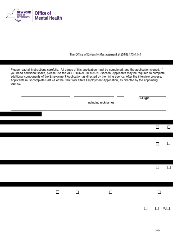 OMH - Part 2A - Form S1000 - NEW Fillable | PDF | Military Discharge ...