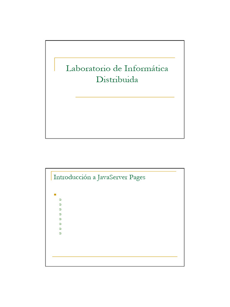 Sesion3 JSP | PDF | Java (lenguaje de programación) | Informática