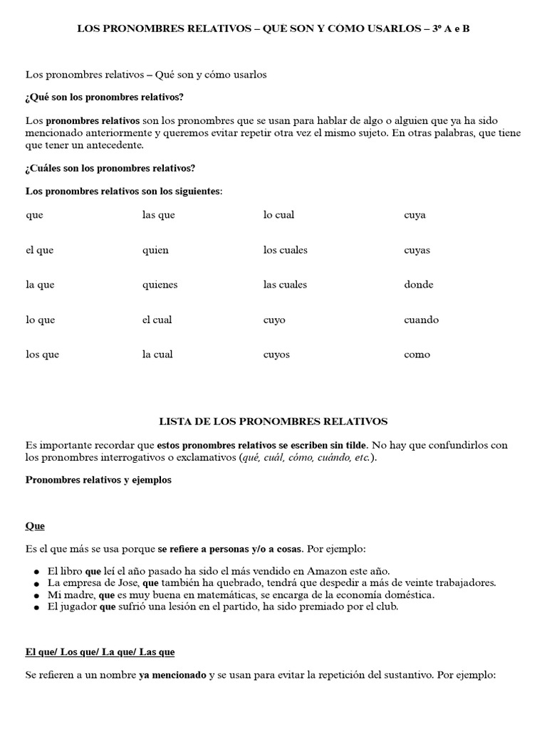 Los Pronombres Relativos - 3º A e B.docx - 20241023 - 153601 - 0000 ...