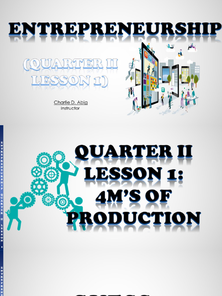 ENTREP-Q2-L1-1 | PDF