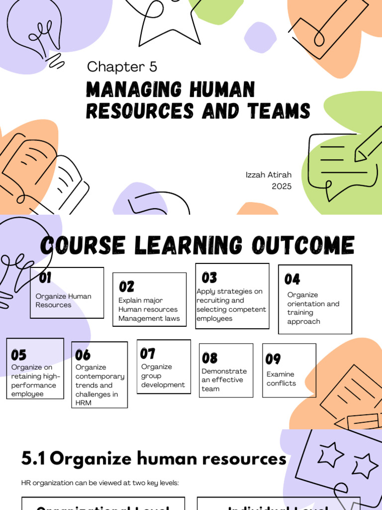 Chapter 5 Managing Human Resources & Teams 2 | PDF | Human Resource Management | Recruitment