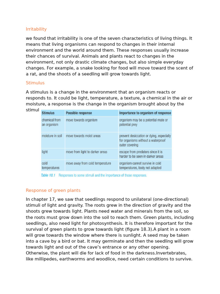 Irritability | PDF | Nervous System | Central Nervous System