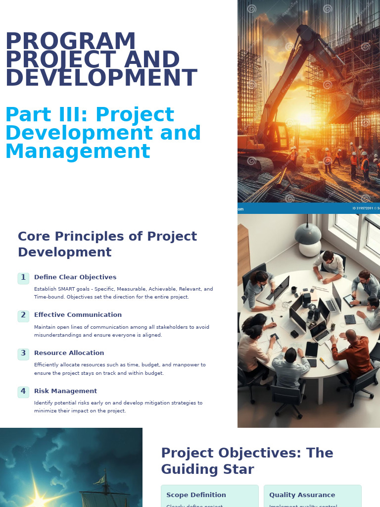 Part III_Project Development and Management | PDF | Project Management ...