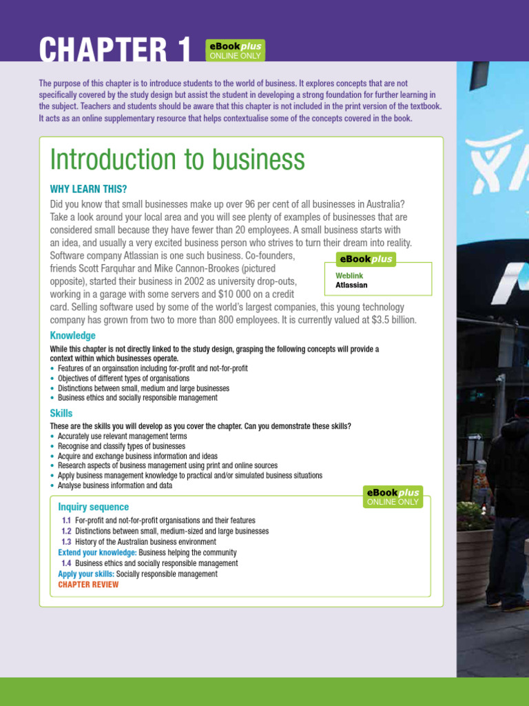 Textbook Reading - Introduction to Business | PDF | Small And Medium ...