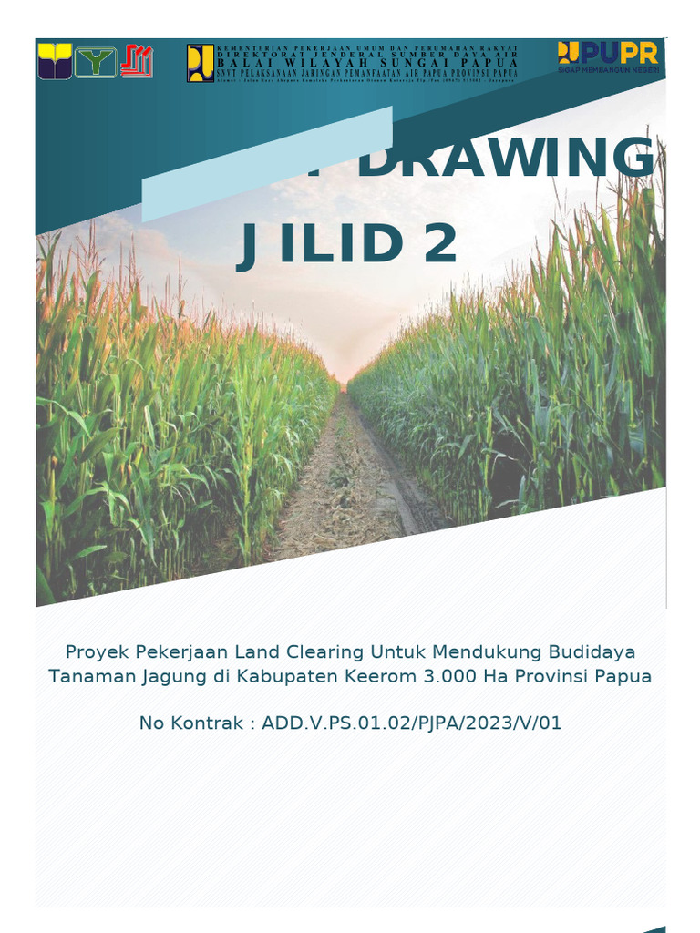 Cover As Built Drawing Jilid 2 | PDF