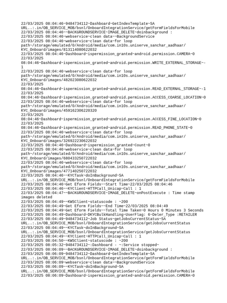 Audit Log | PDF | Software | Telecommunications