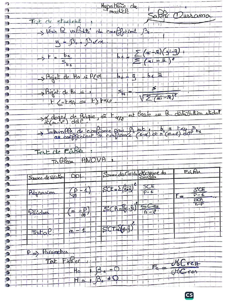 Resume-Test-de-Signification | PDF