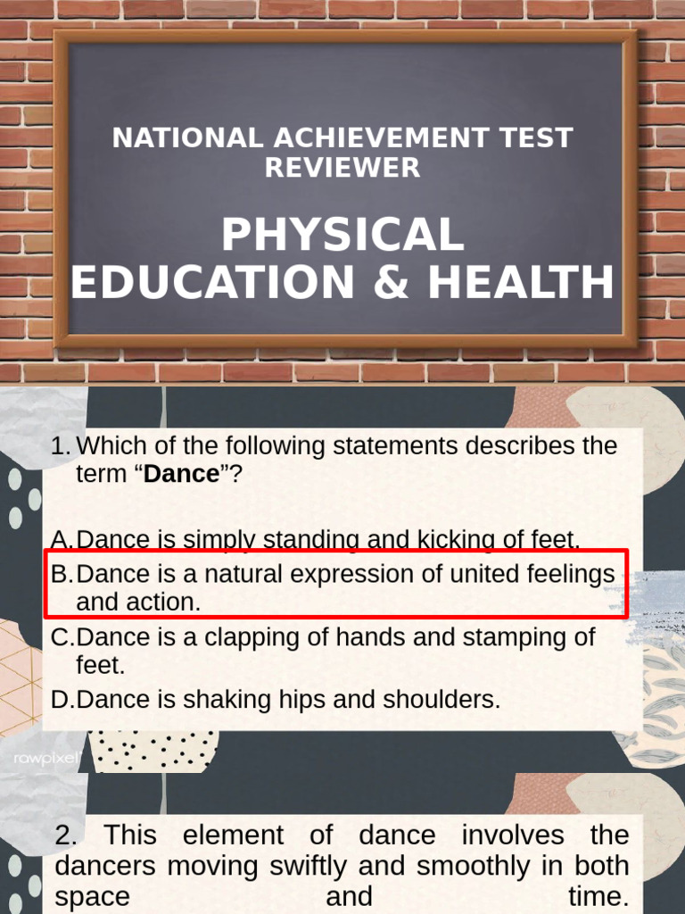National Achievement Test in Dance Education | PDF | Dances | Physical ...