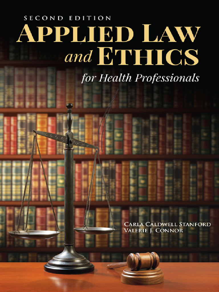 Applied Law and Ethics For Health Professionals Secondnbsped ...