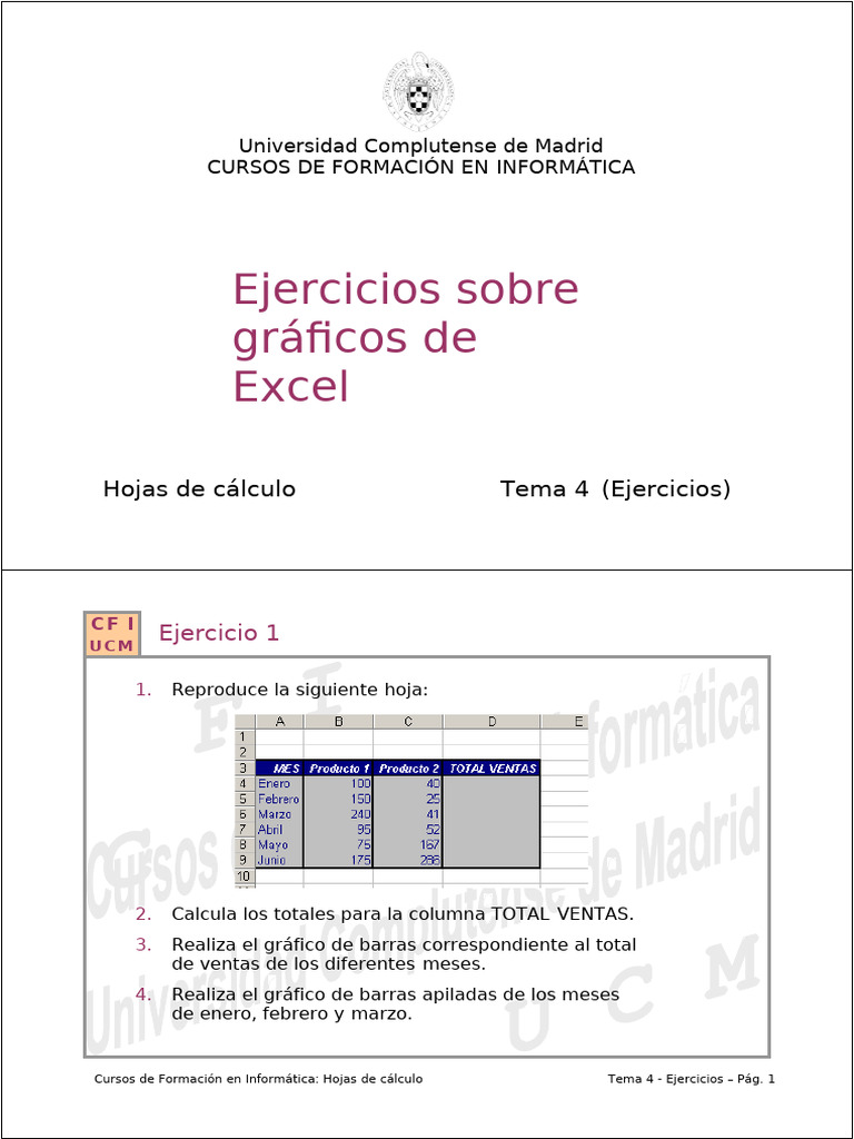 Graficas en Excel Grado Octavo Tercer Periodo | PDF | Hoja de cálculo | Margen bruto