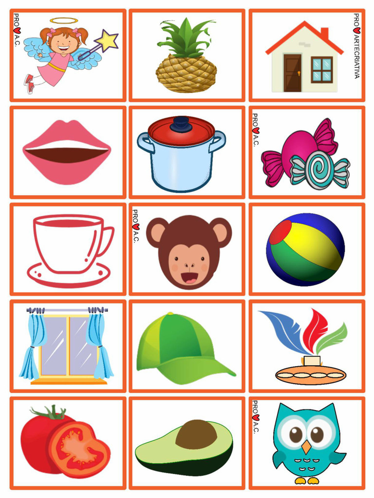 Jogo Das Silabas Fichas 2 | PDF