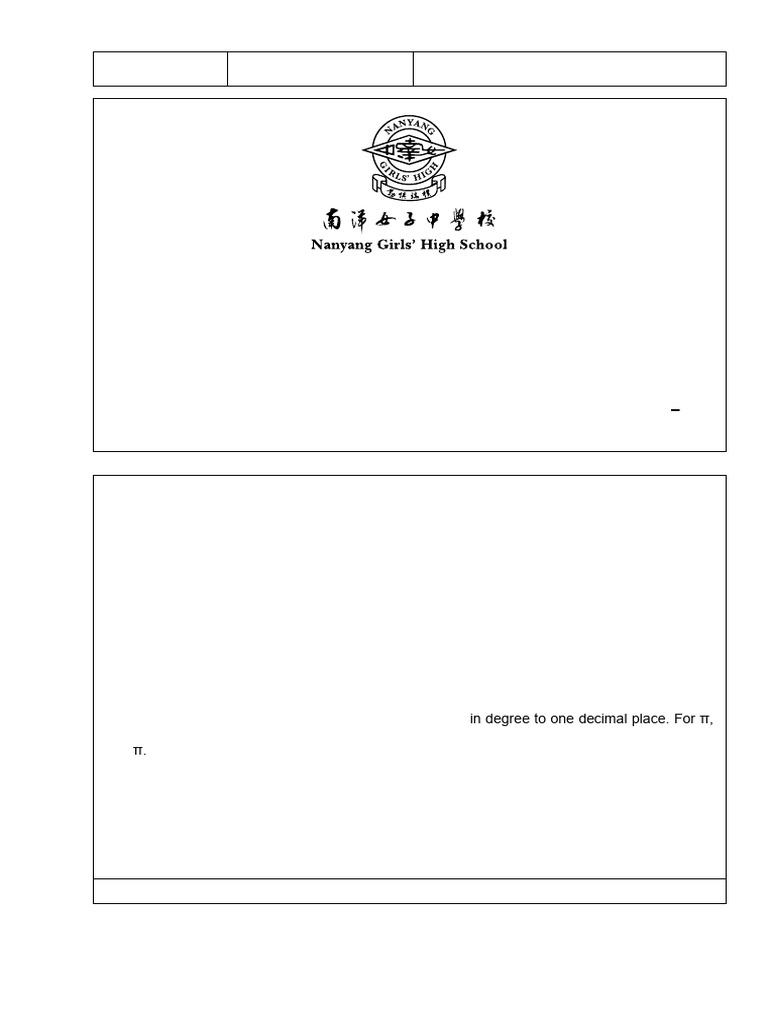 2023-S3EOY-IM1 With Ans | PDF | Circle | Angle