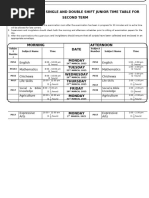2025 Ned Msce Mock Timetable | PDF | Science