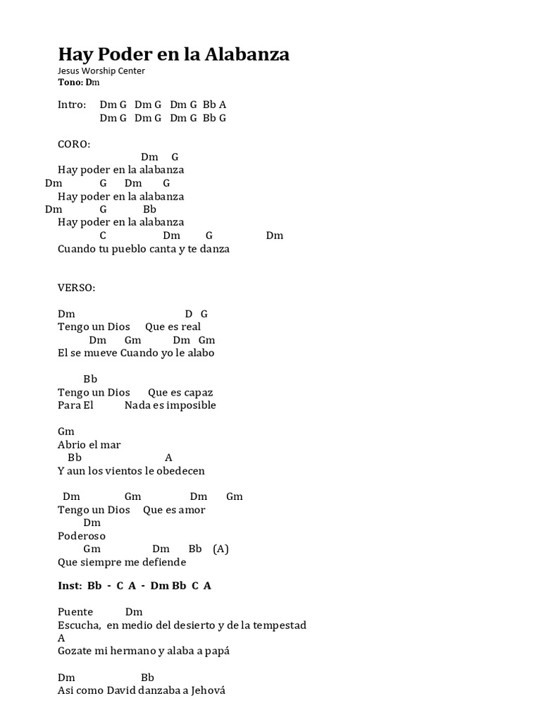 Hay Poder en La Alabanza | PDF