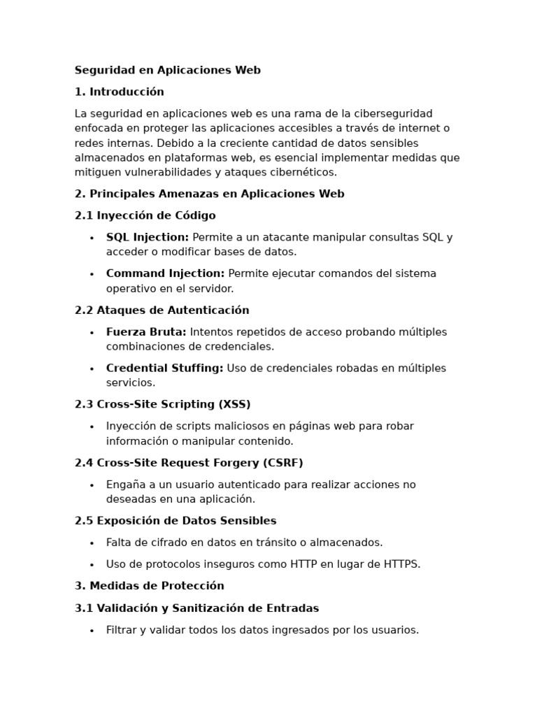 Seguridad en Aplicaciones Web | PDF | Internet | ciberespacio