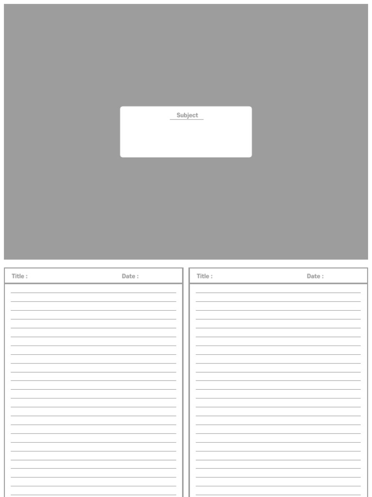 Gray Notepads | PDF