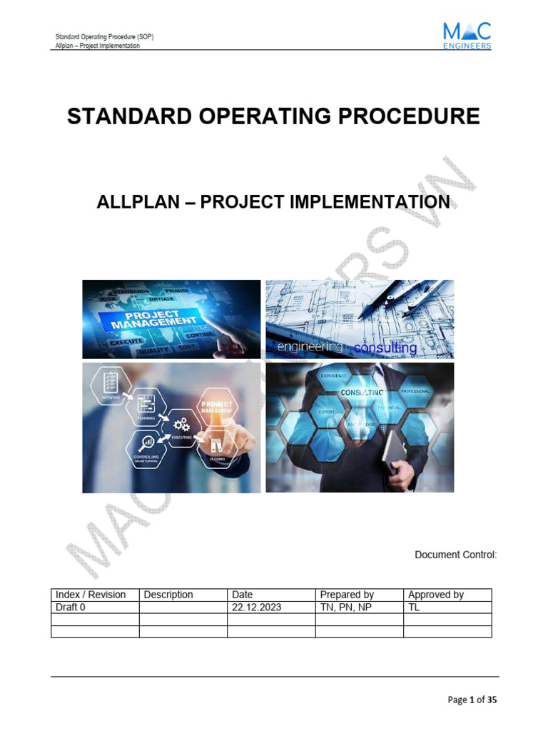 SOP-PRODUCTION-Allplan Project Implementation - Rev0 | PDF | Page Layout | 3 D Computer Graphics