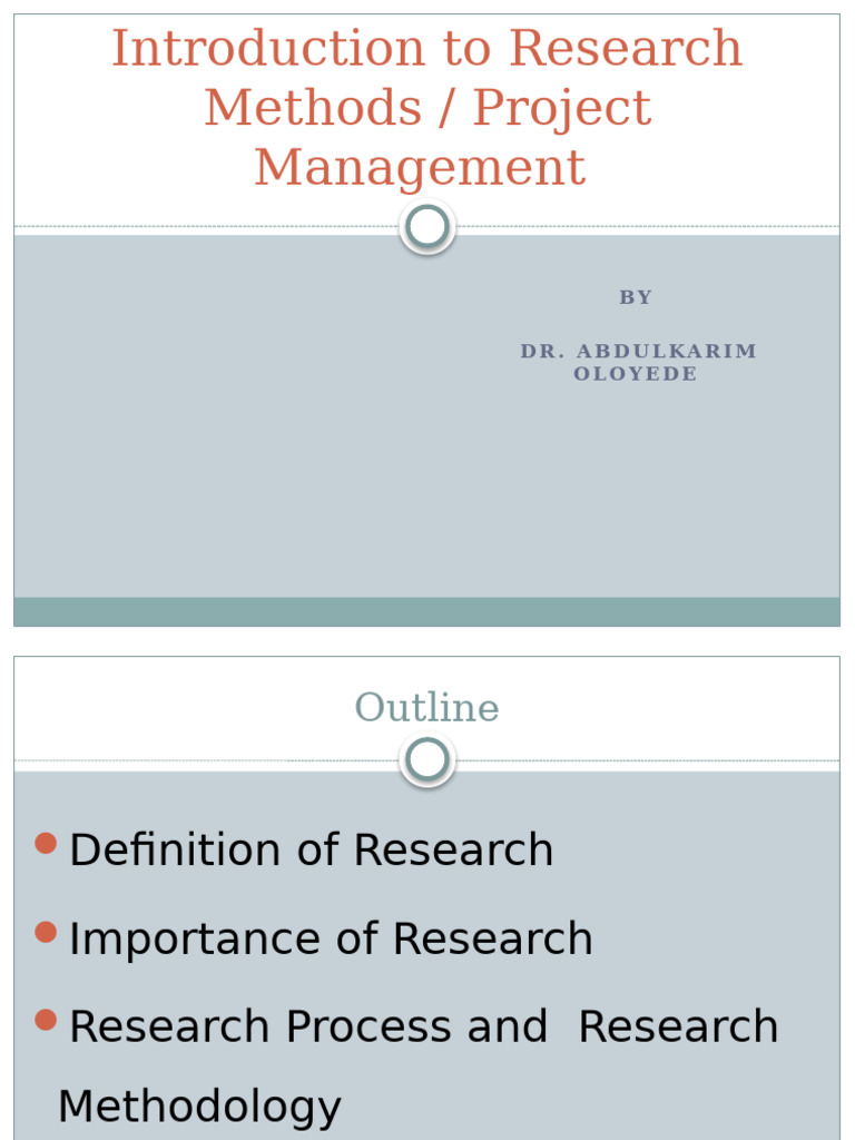 Introduction To Research Methods | PDF | Sampling (Statistics ...