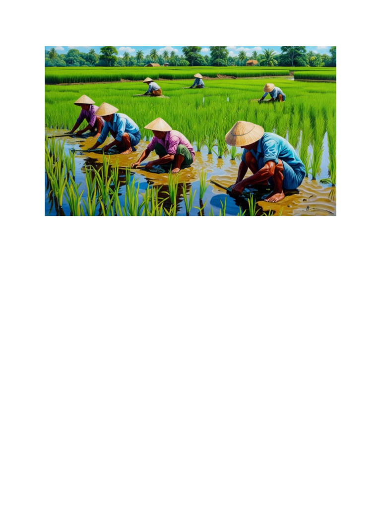 Contoh AI Tanam Padi Di Sawah | PDF