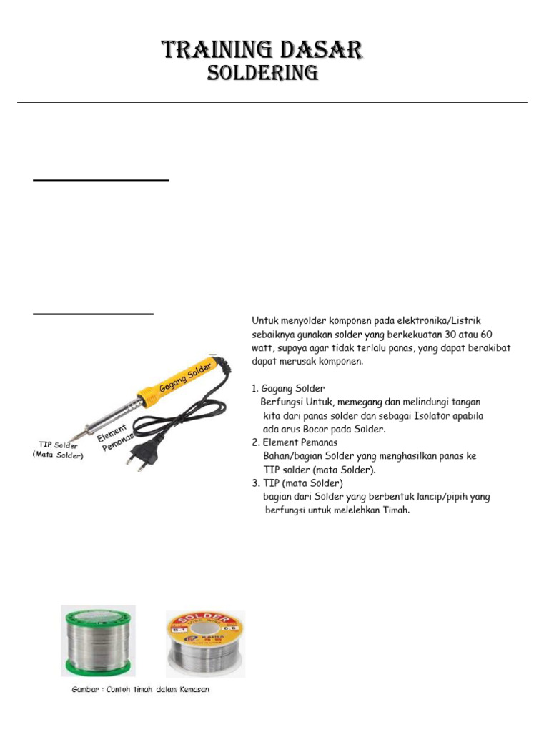 Materi Soldering | PDF