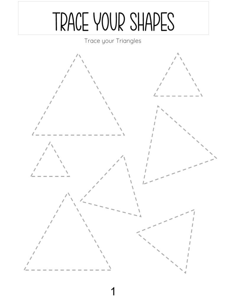 Tracing and Matching Shapes | PDF