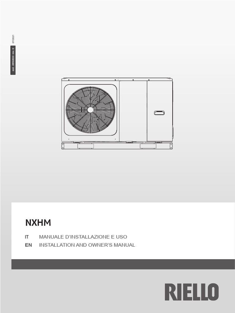 Riello-NXHM-Installation-Manual-Eng | PDF | Water Heating | Electrical ...