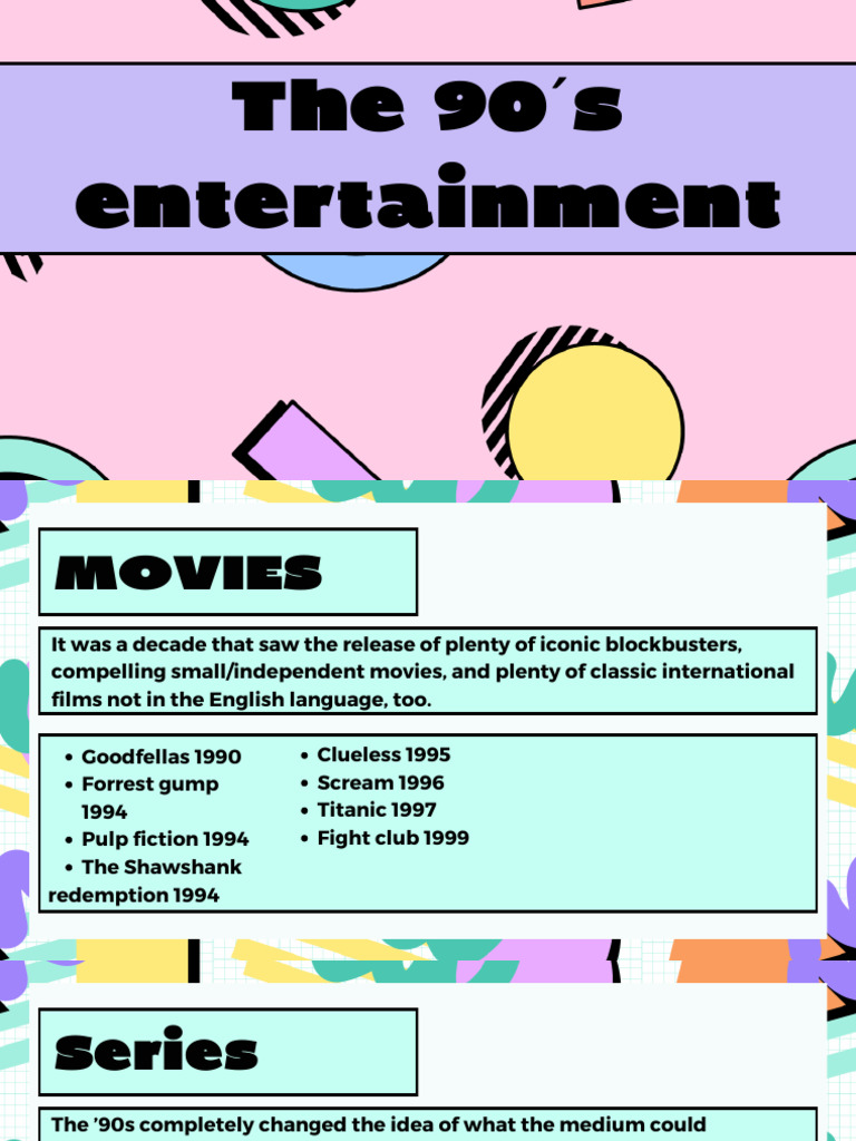 The 90s Entertainment | PDF