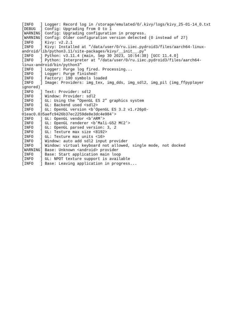 Kivy 25-01-14 0 | PDF